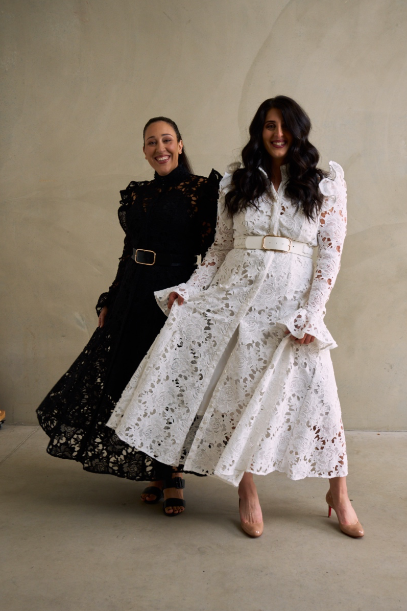 Leo Lin Aliyah Lace Butterfly Dress, Snow – Plus One Dress Hire